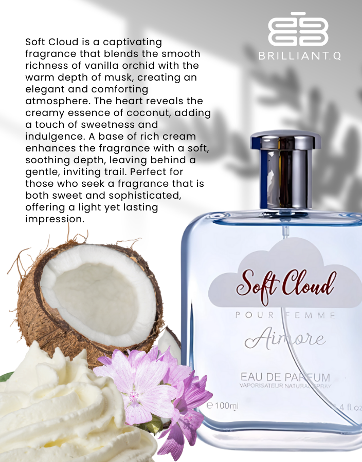 BRILLIANT.Q AIMORE SOFT CLOUD HAS A LONG LASTING SEDUCTIVE SWEETNESS ...