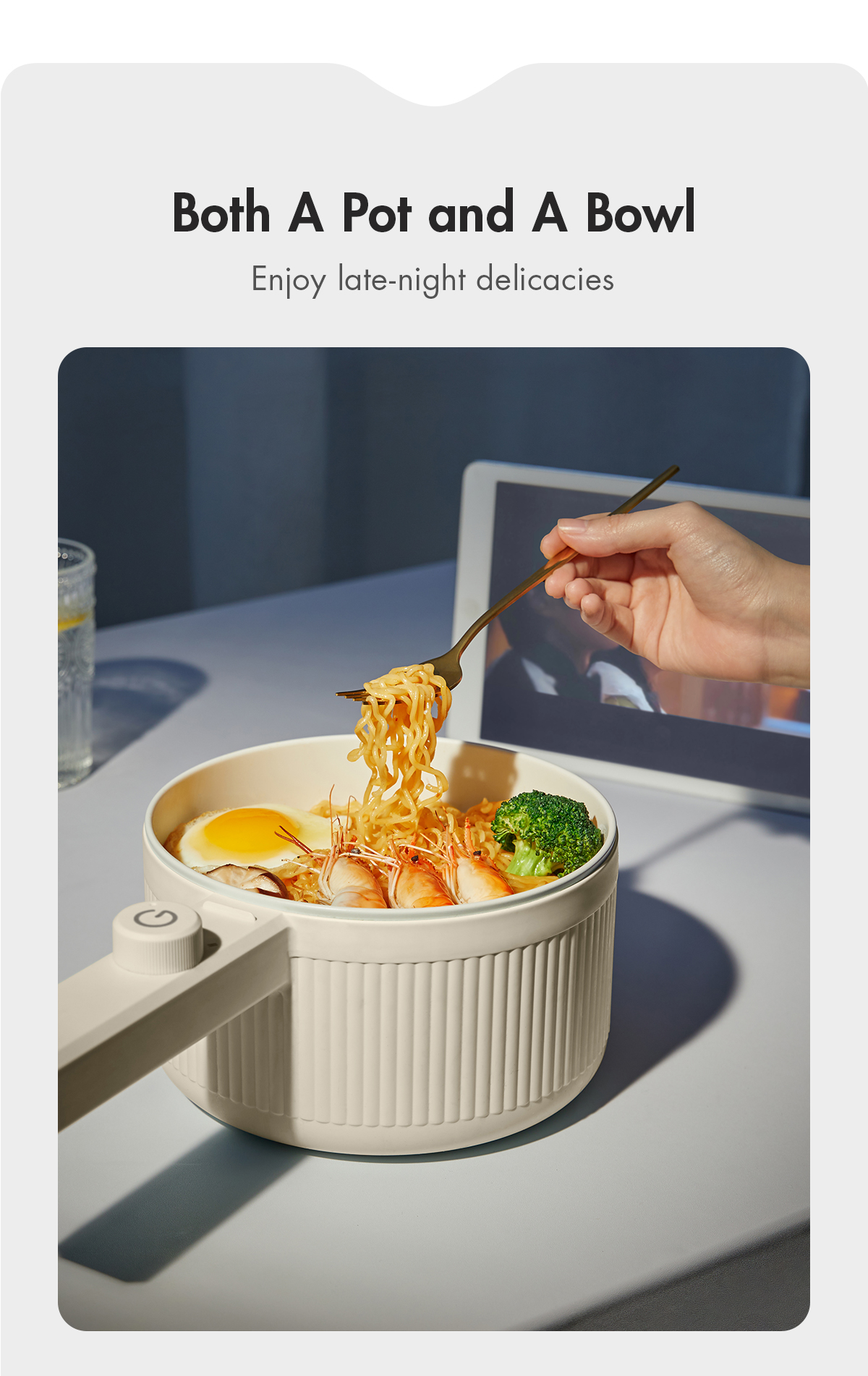 Gaabor Mini Rice Cooker Non-stick Electric Pot 2L Strong Power 600W ...