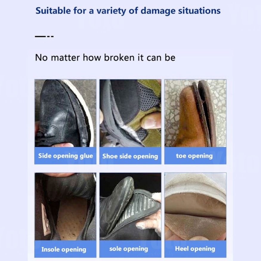 YOTO Shoe Repair Glue Strong Viscosity and Water Proof Flexible Bonding ...