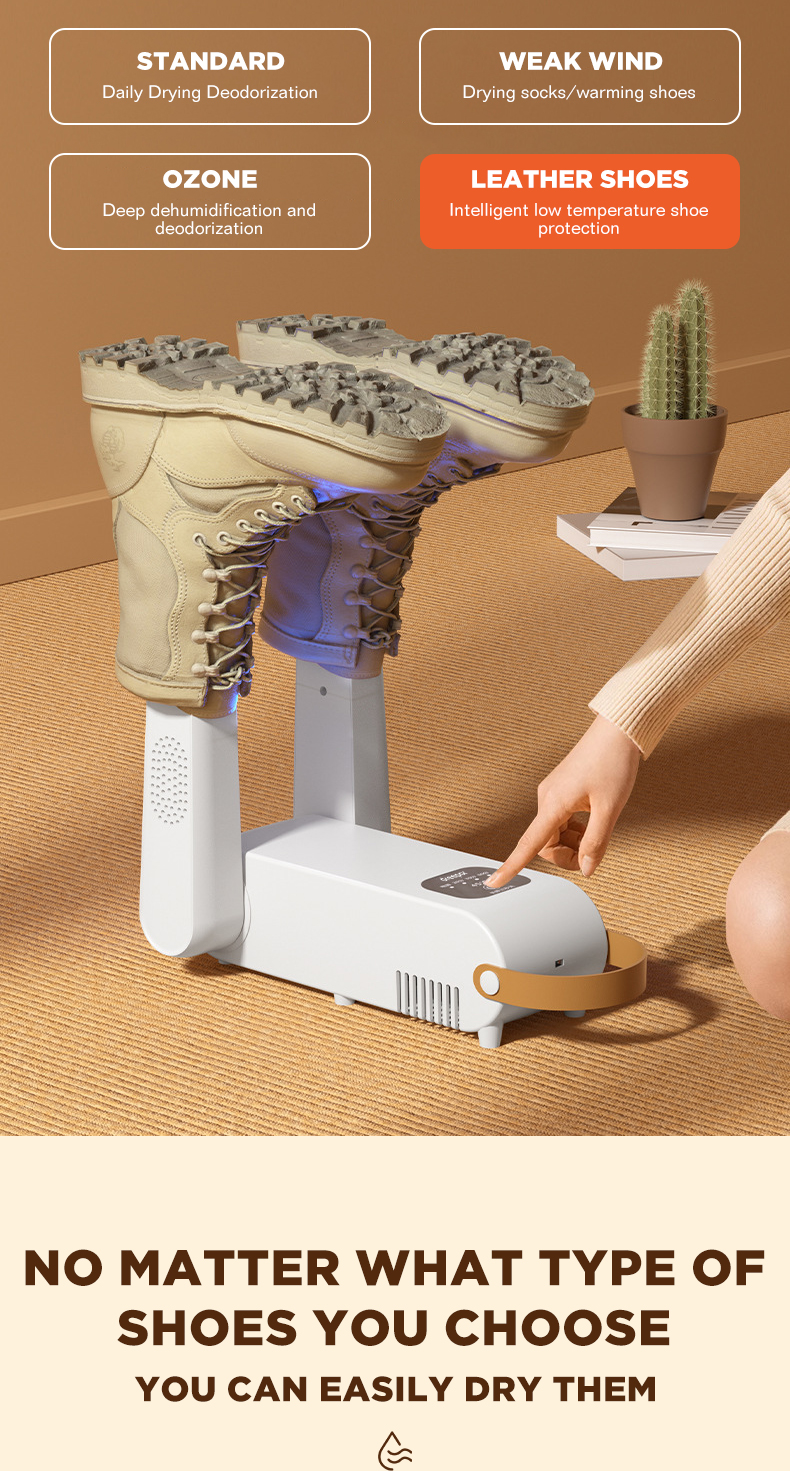 Dreepor Household Folding Shoe Dryer Sterilization and Deodorization ...