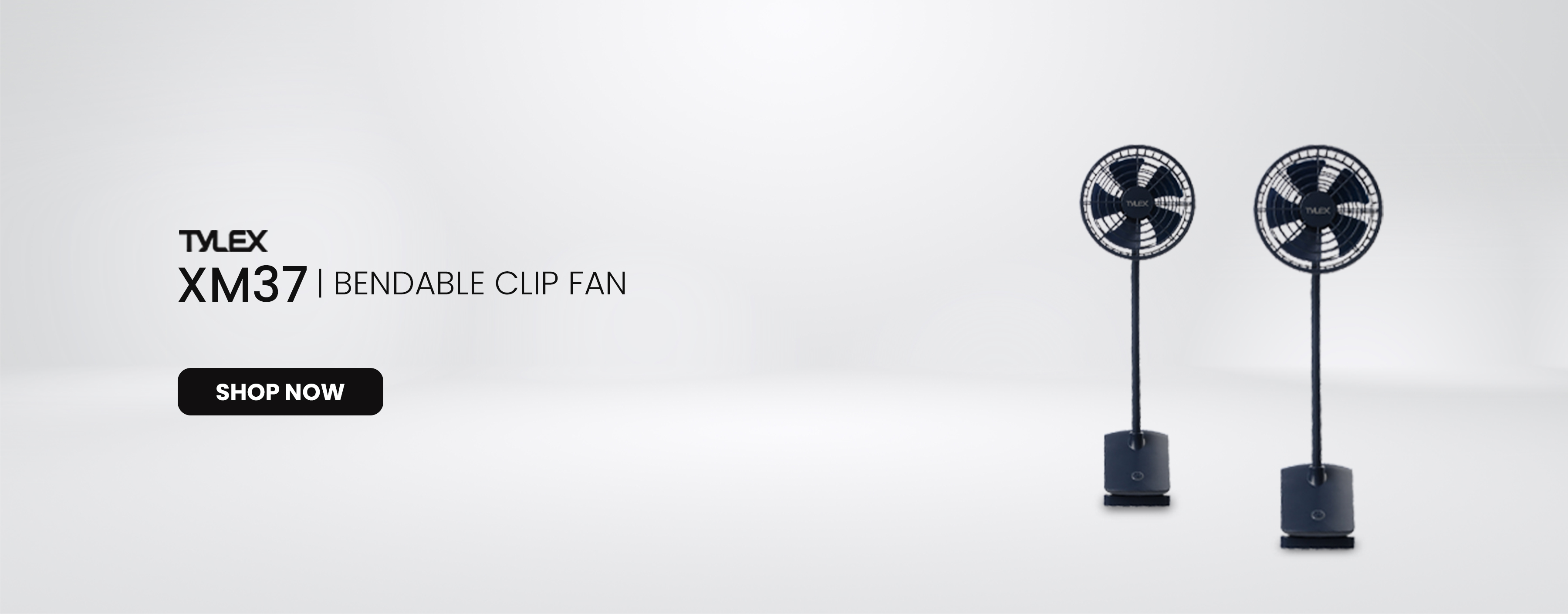 Tylex XM37 Portable Fan Multi-function Bendable Desk Table Car Clip w ...