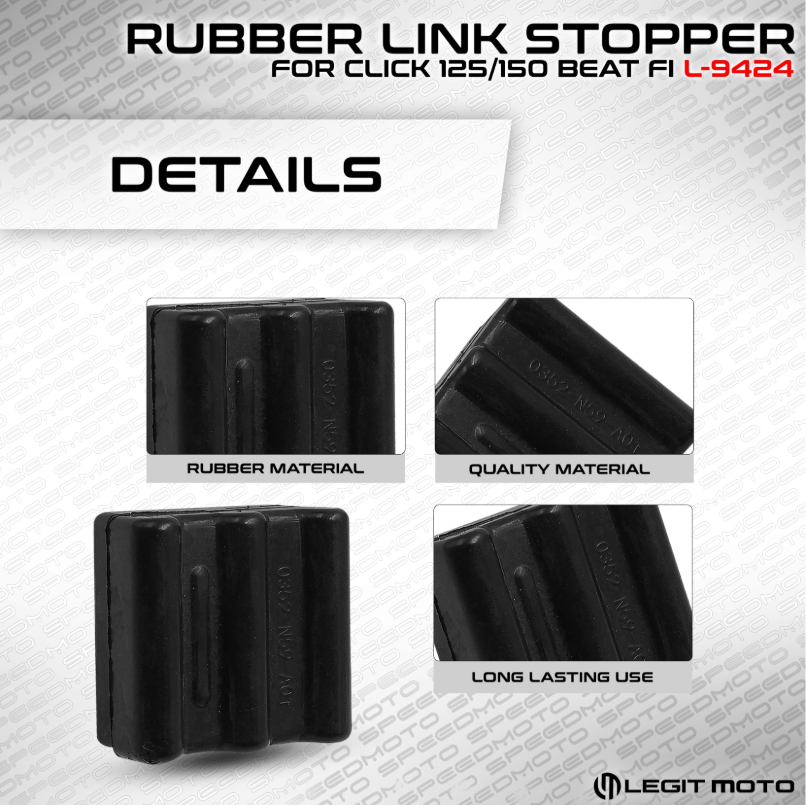 LEGITMOTO GENUINE RUBBER LINK STOPPER FOR HONDA CLICK 125I / 150I V1 ...