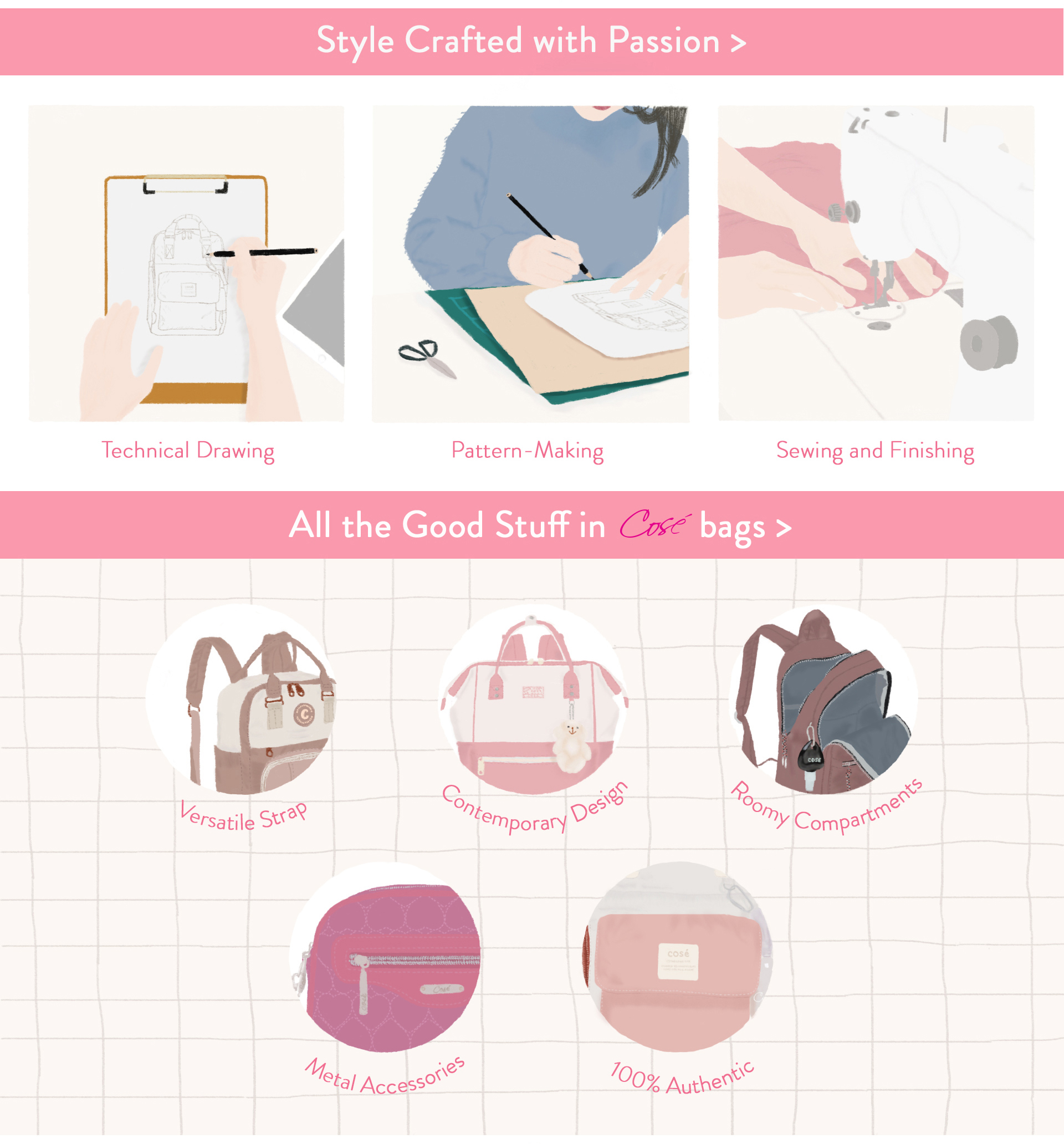 Cosé Candy Plain Mini Backpack | Shopee Philippines