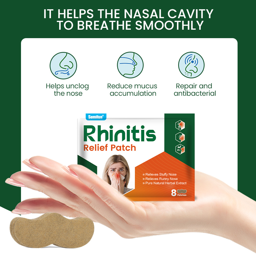 Rhinitis Patch Herbal Nose Strips Treat Rhinitis Sinusitis Nasal ...