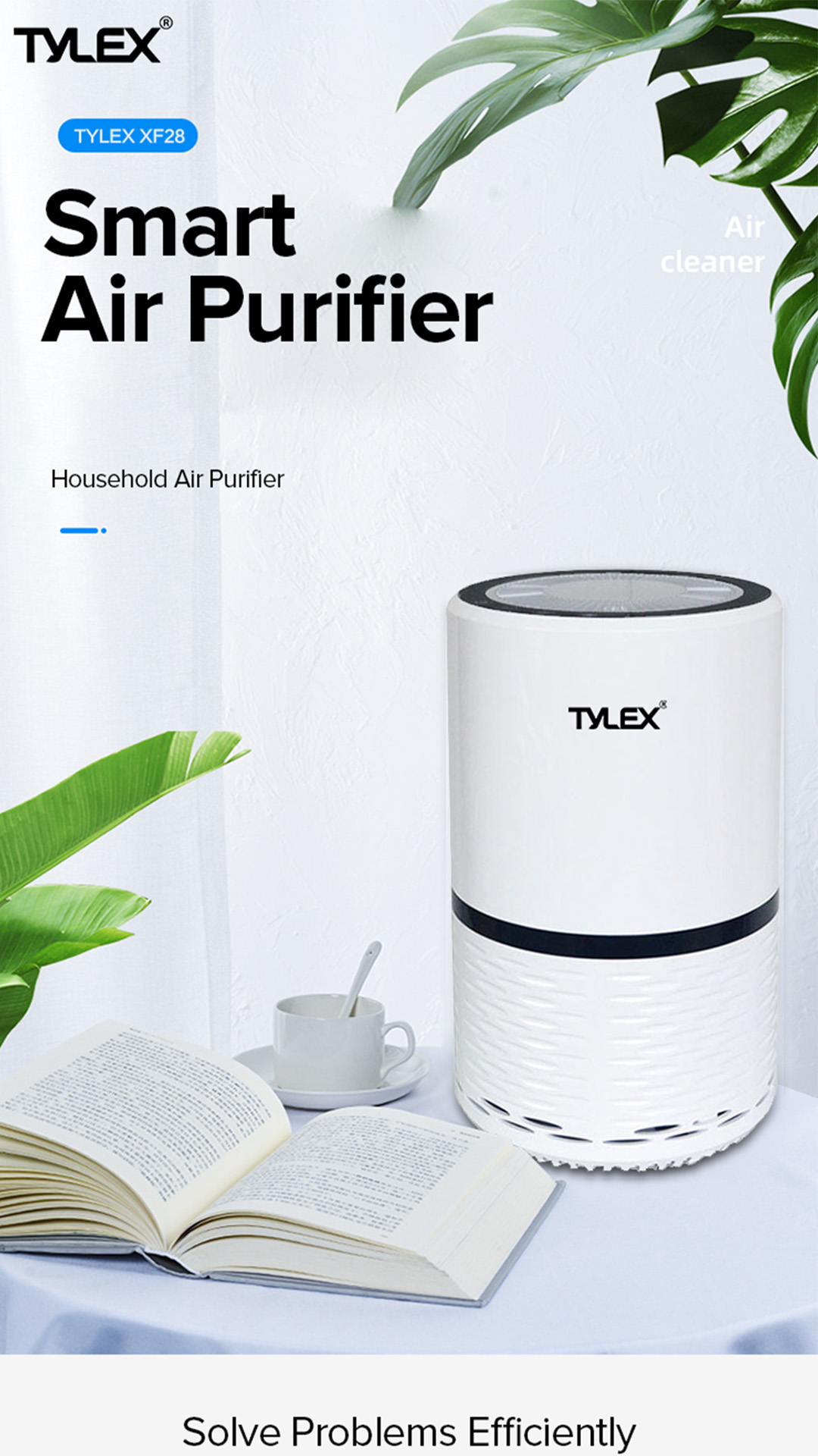 TYLEX XF28 Air Purifier True HEPA Filter CADR With Night Light ...