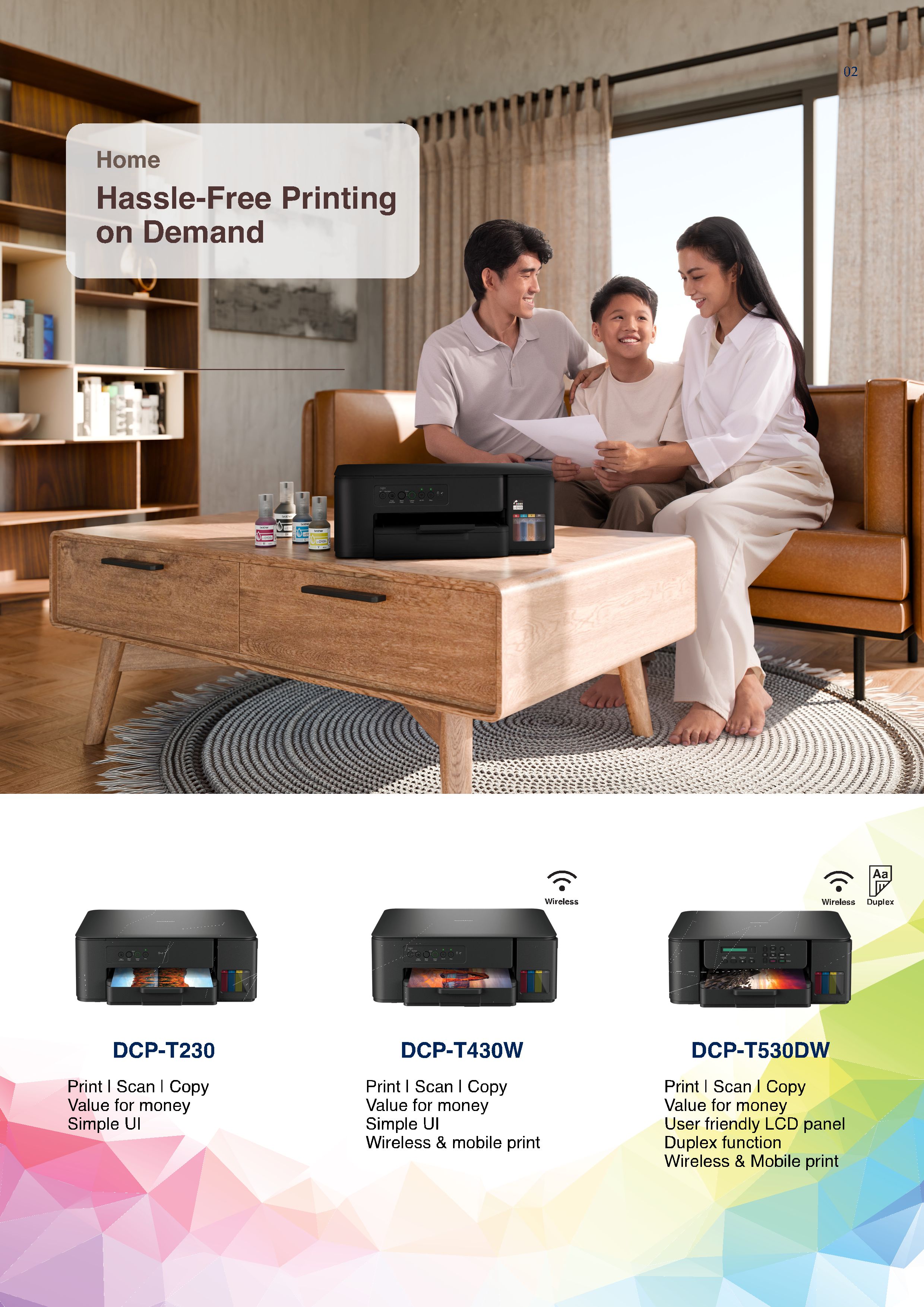 Brother DCP-T530DW all in one Ink Tank Printer DCP T530 DCPT530 DCPT530DW T520 | Shopee Philippines