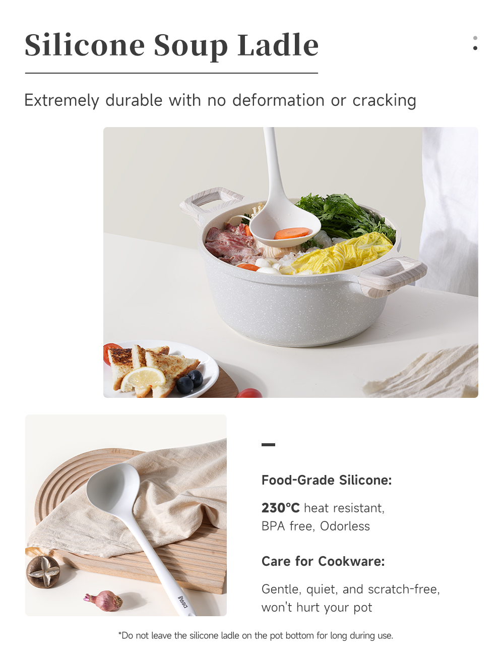 Simplus 24cm Stockpot Non-Stick Soup Pot +Stainless Steel Steamer+ ...