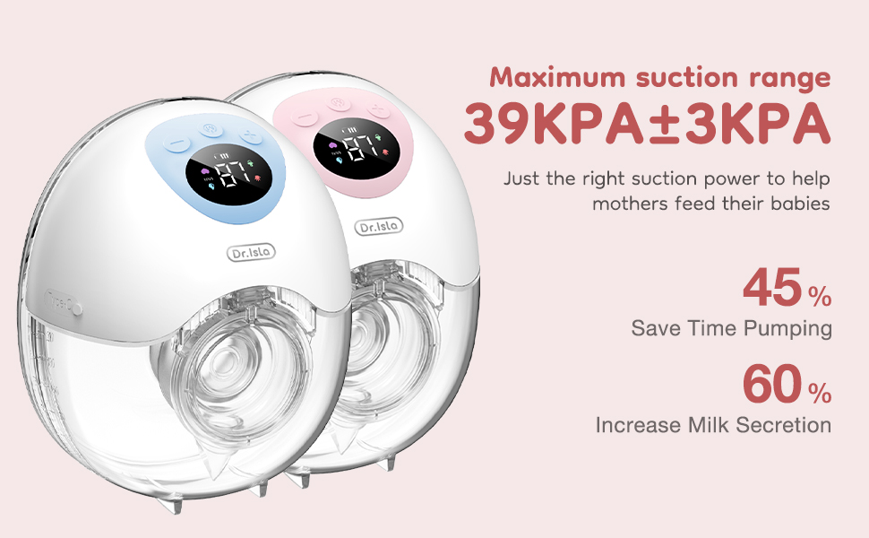 Dr.isla 1pcs Breast Pump Electric Wireless 4 Modes & 36 Levels 27mm ...