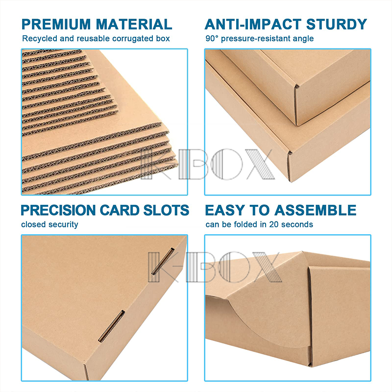 Carton Mailer Box Corrugated Packaging Kraft Box Lowest Price/ Brown Kraft Mailer Corrugated Box ...