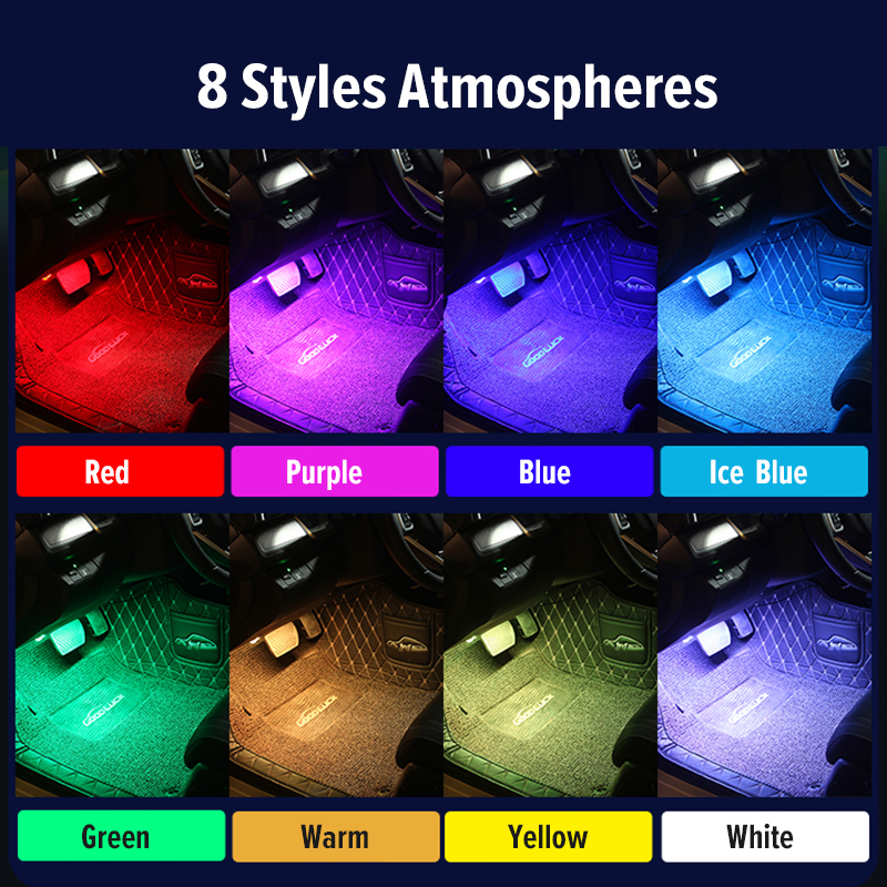 36/48 LED Automotive Car Interior Decorative Lights LED Light ...