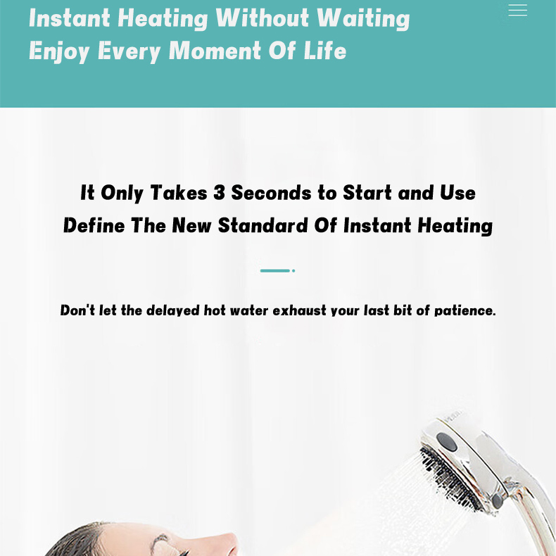 Instant Water Heater Shower Electric LCDTouchscreen With Self ...