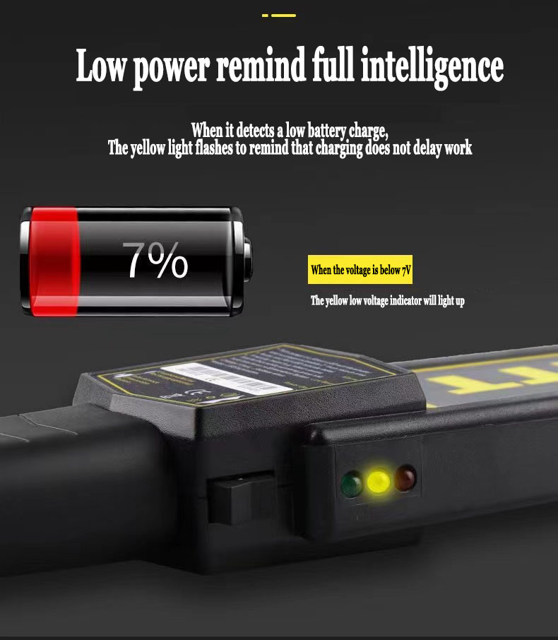 {cod}Portable metal detector, high sensitivity and safety super scanner ...