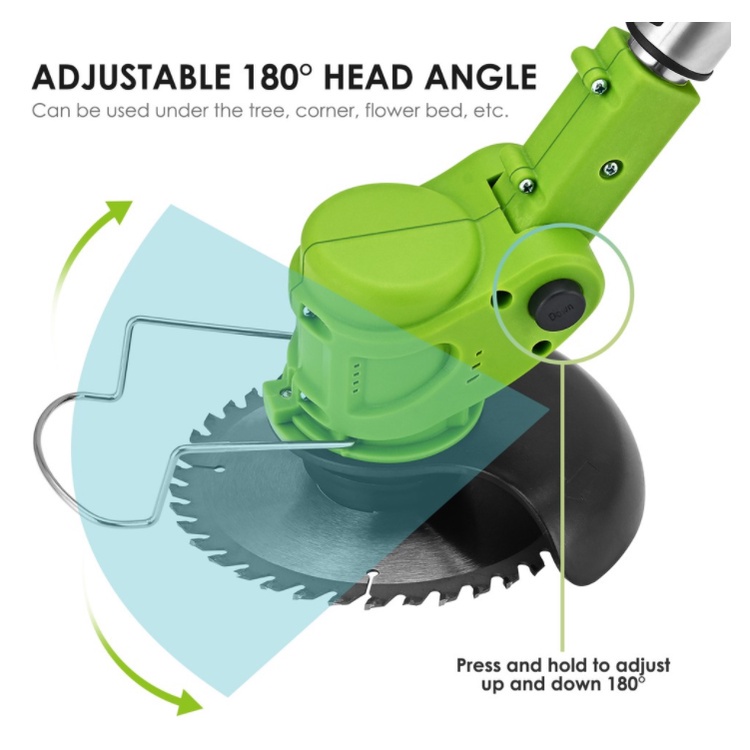 DEWALT 388V Powerful Cordless Grass Cutter Rechargeable Lithium Battery Grass Trimmer Lawn Mower ...