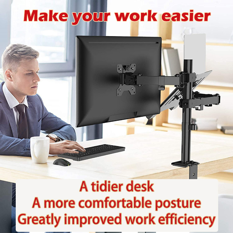 Expose Monitor Mount Laptop Adjustable monitor Stand PC Desk Arm ...