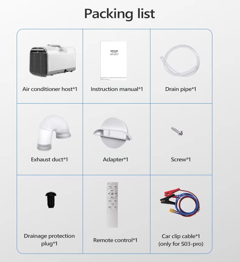 Portable Air Conditioner Outdoor Camping Dehumidification Mosquito Net ...