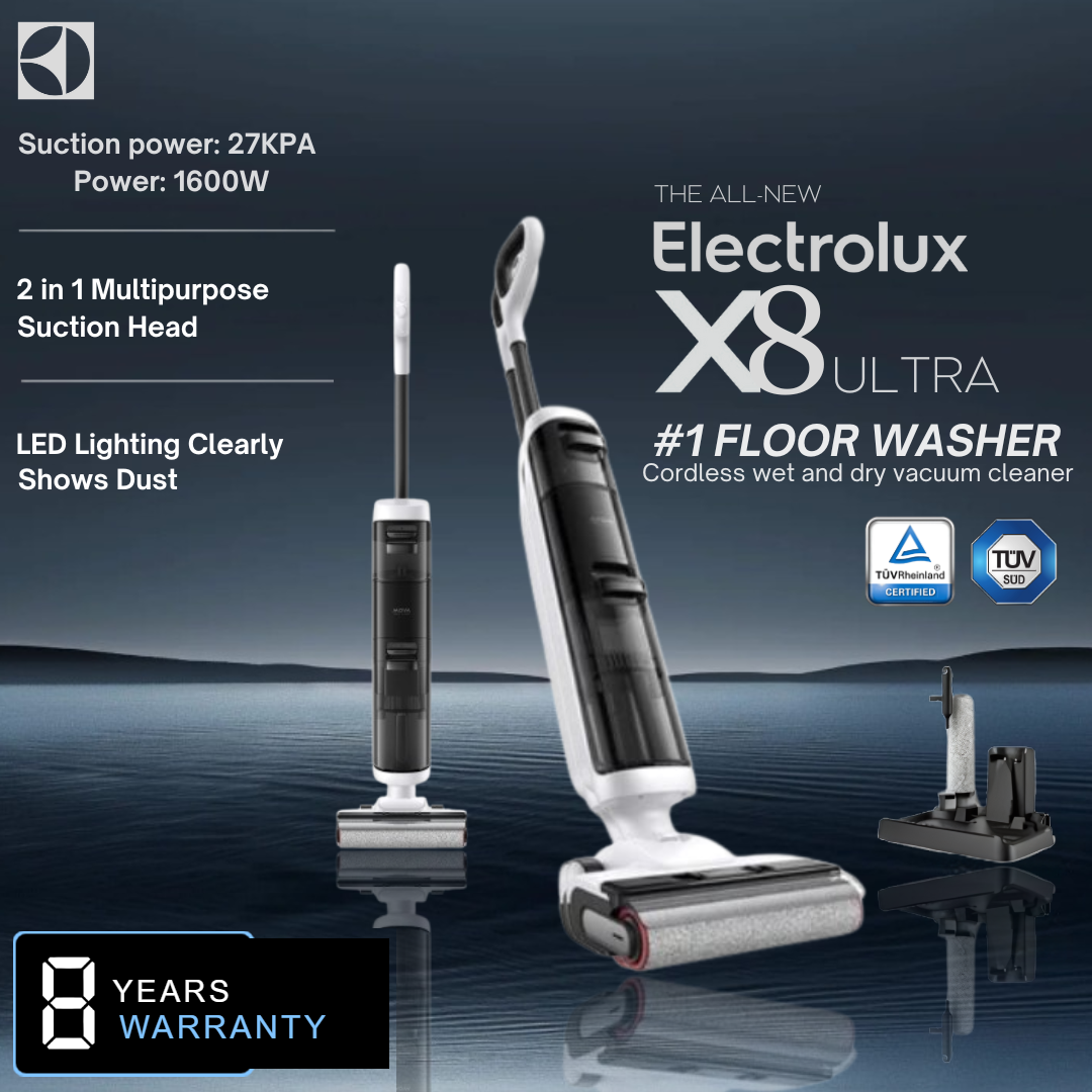 Electrolux Cordless Vacuum Cleaner X8 PRO Wet and Dry Vacuum Cleaners ...