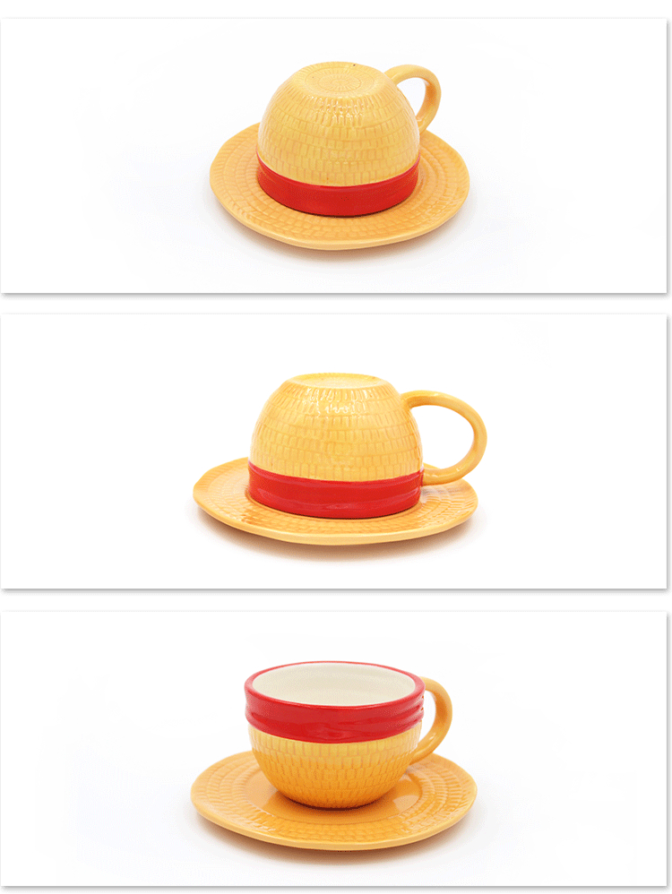 Hat Ceramic Cup Ace Luffy Mug Ace cup Sabot cup Water Cup Coffee Cup ...