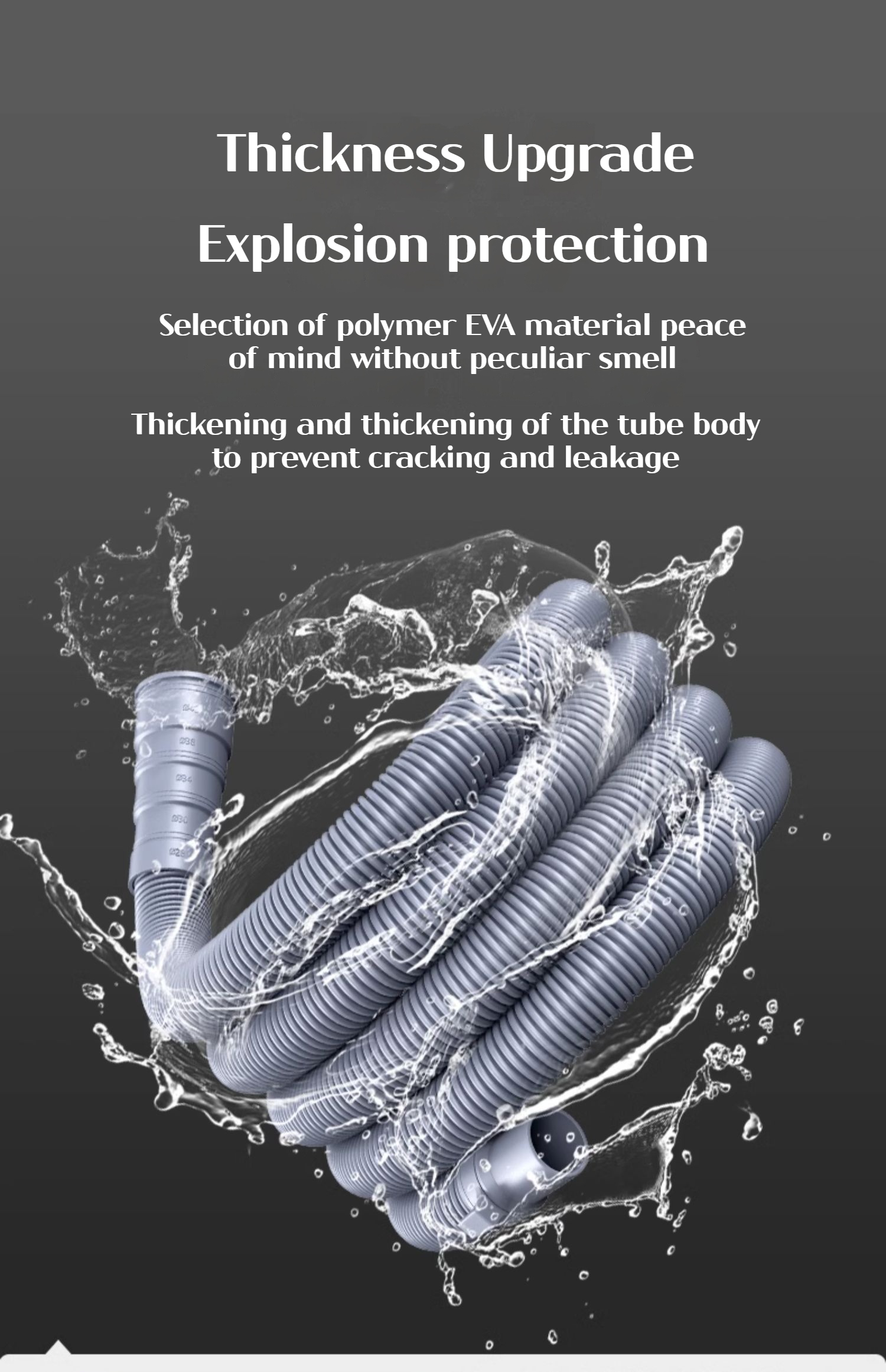 Pulsator Washing Machine Drain Hose Outlet Water Pipe drainage pipe ...