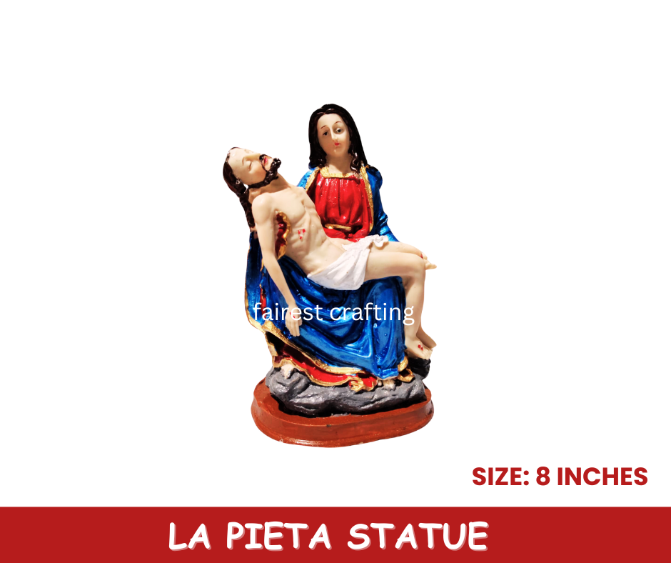 La Pieta Statue 8 inches originally sculpted by Michelangelo Mother ...