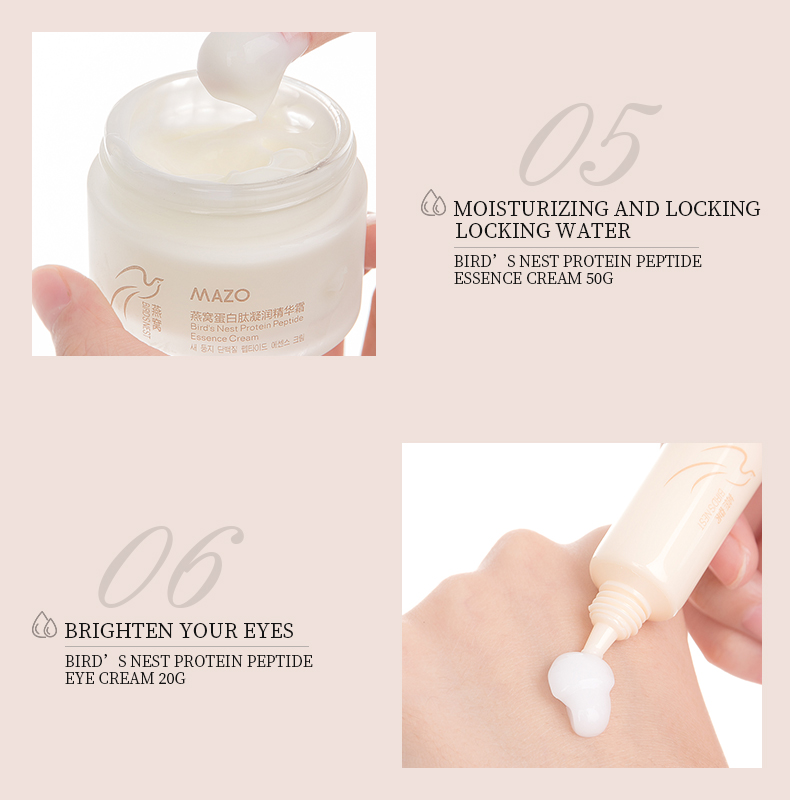 MAZO Bird's Nest Protein Peptide Hydrating Lotion Set Hydrating Skin ...