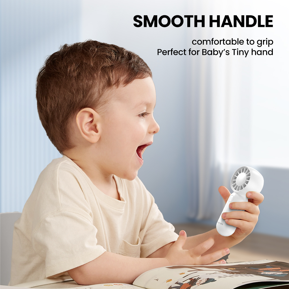 Orashare HF15 Super Mini Fan Portable Baby Handheld Fan 3-Speed Wind ...