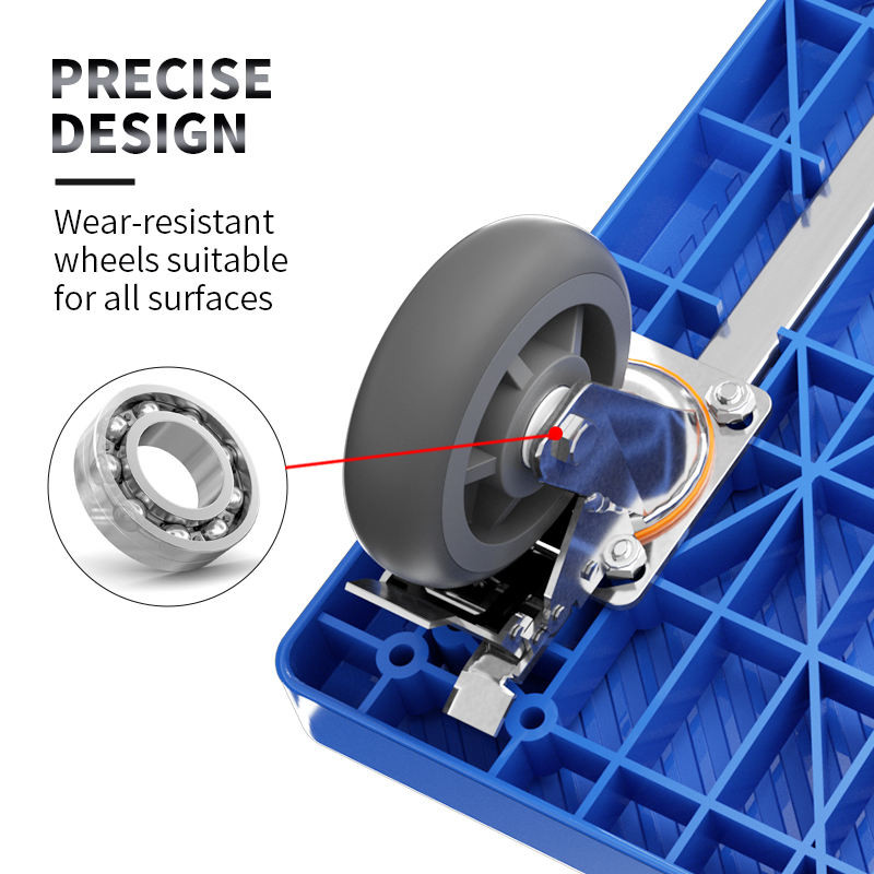 Evtor 1000KG Capacity Industrial Hand Truck Trolley Heavy Duty Foldable ...