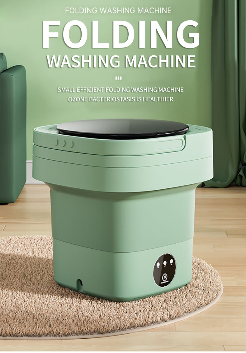 8L/15L Portable Washing Machine Elution Integration Blue Light ...