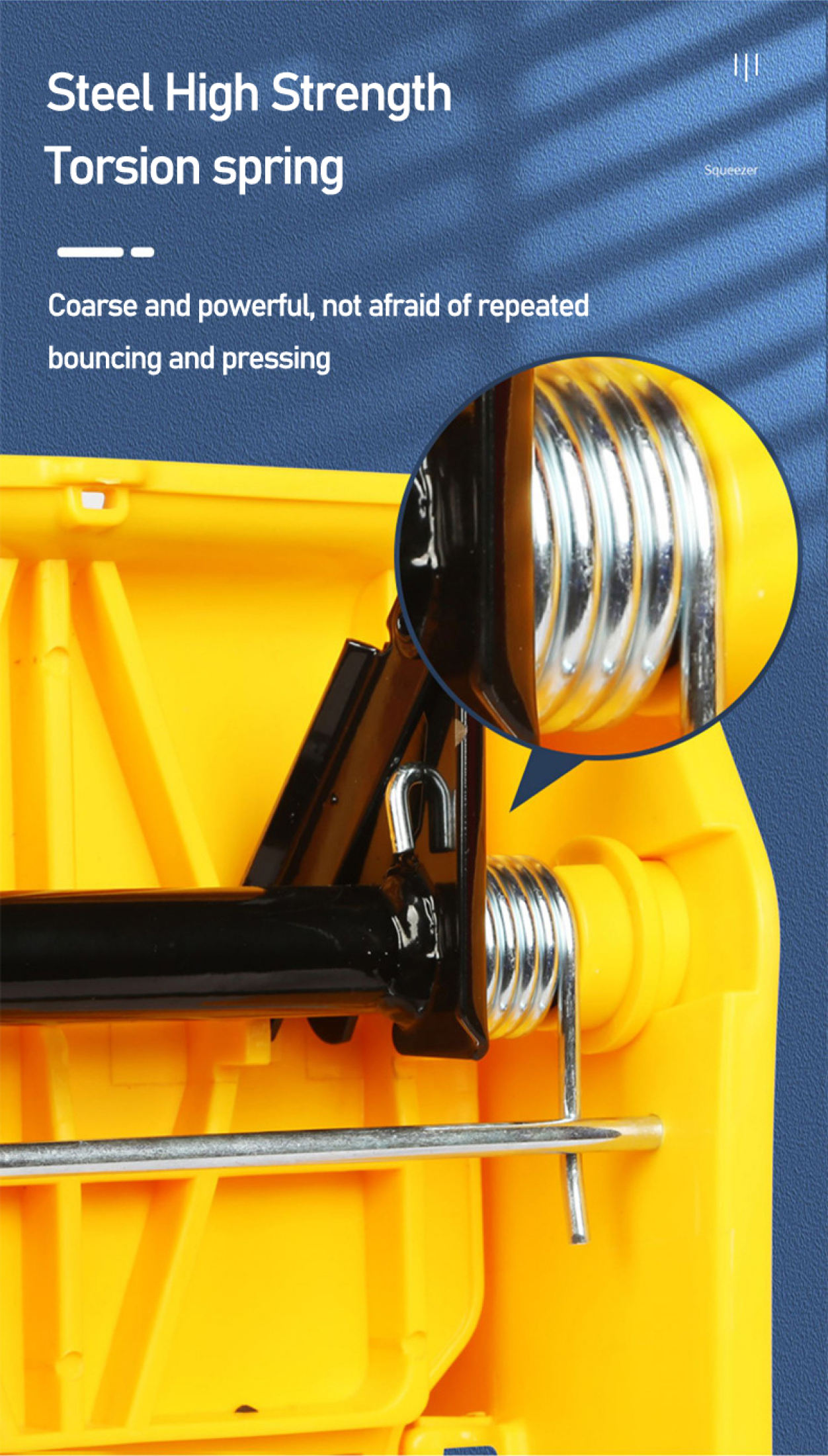 36L maid Thickened Side Press squeezer Bucket Mop Malls Commercial ...