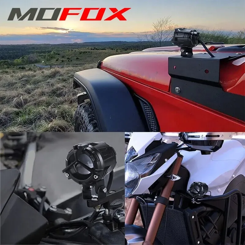 MOFOX ZX1 80W Laser Gun Mini Driving Light MDL Motorcycle Auxiliary ...
