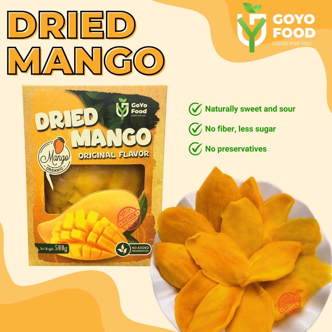 [COD] GOYO FOOD DRIED MANGO 500g in box Dried fruit Daily snacks Dried ...