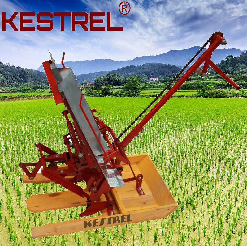Rice transplanter hand-operated rice new two-row rice planter small ...