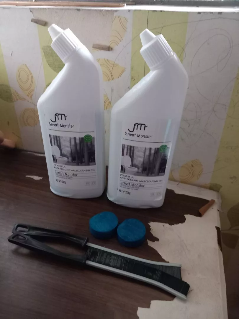 Smart Monster Toilet Bowl Tiles Cleaner Natural Cleaning Urine Scale ...