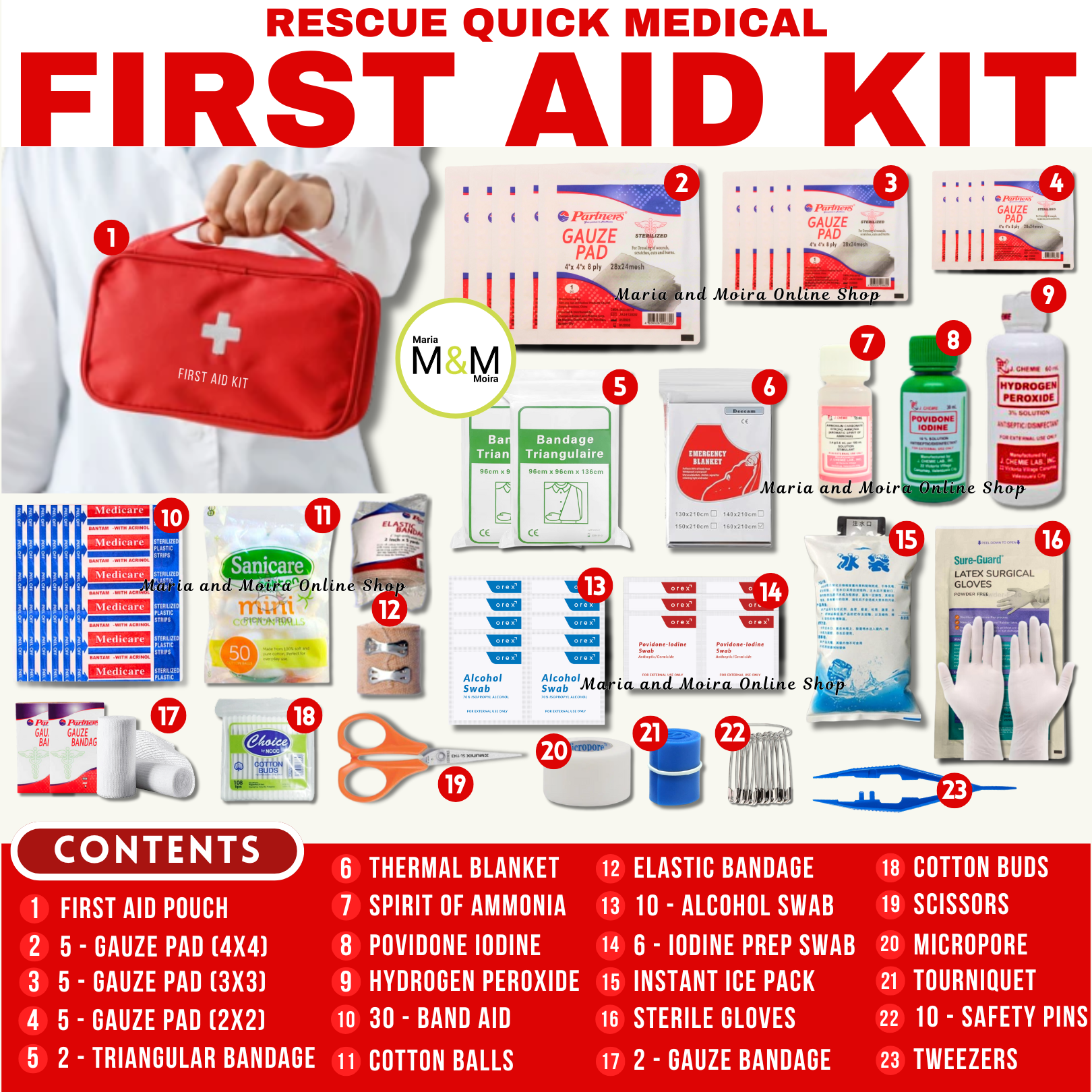 FAMILY EMERGENCY PREPAREDNESS KIT | Emergency Rescue Quick Survival Go ...