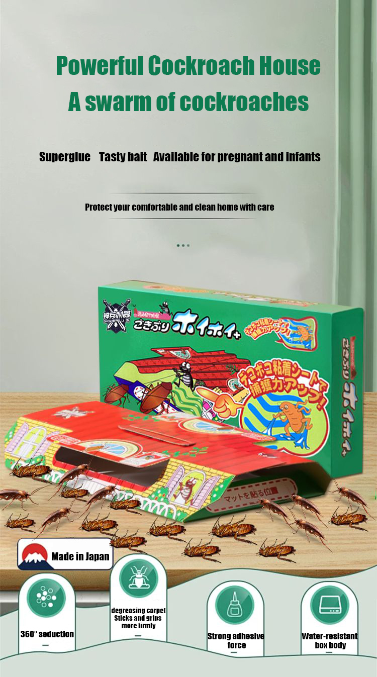 20PCS Cockroach killer Roach Repeller Trap with Free Bait Cockroach ...