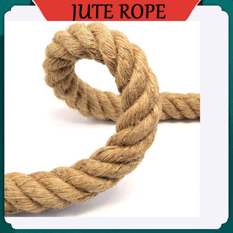 5m/10meters Diameter 20mm-25mm-30mm Jute rope/battle rope/natural jute ...