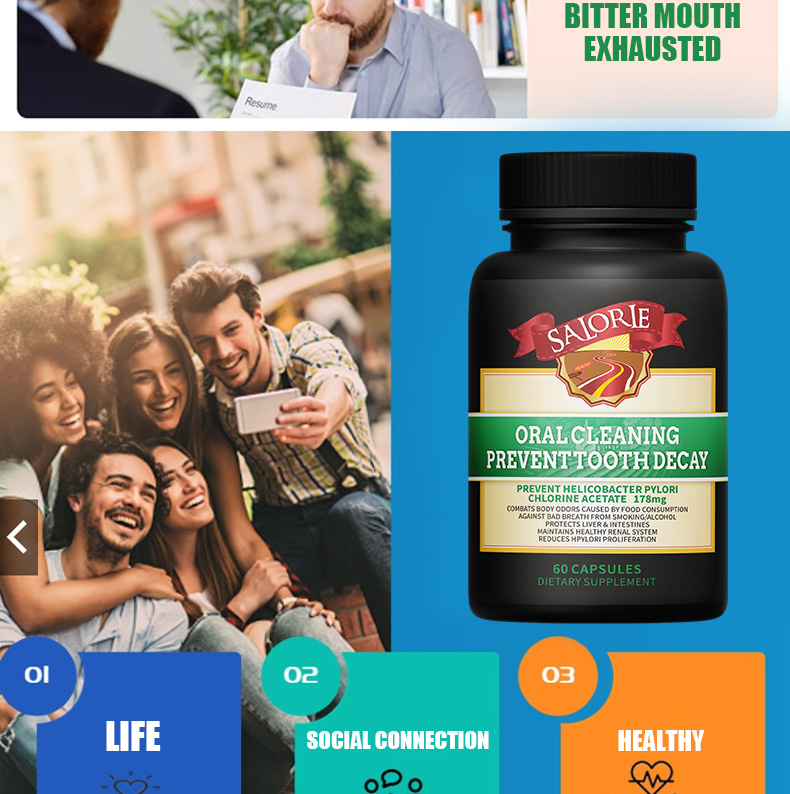 Oral probiotic capsules-Prebiotics for Bad Breath, Teeth and Gums ...