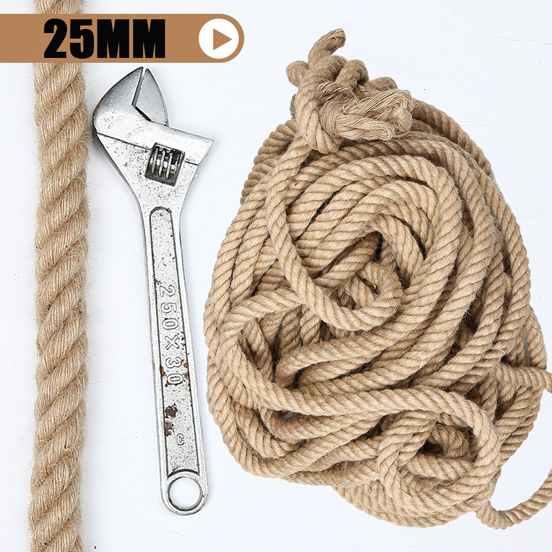 1-30mm Length1M-10Meters Cat Tali Guni Hemp Rope Rami Craft Hanging ...