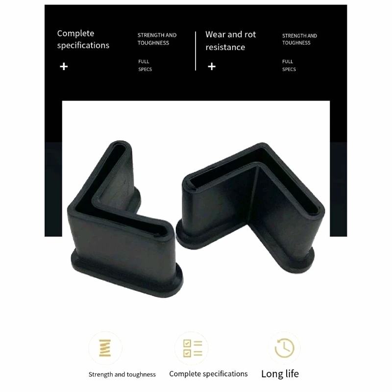 L-shaped Triangle Antiskid Footing Angle Bar Rubber Footing Rubber ...