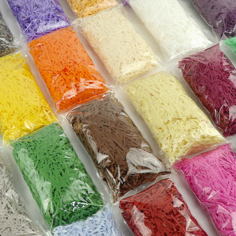 100g Shredded Paper Colorful Paper Gift Packaging Paper Fillers ...