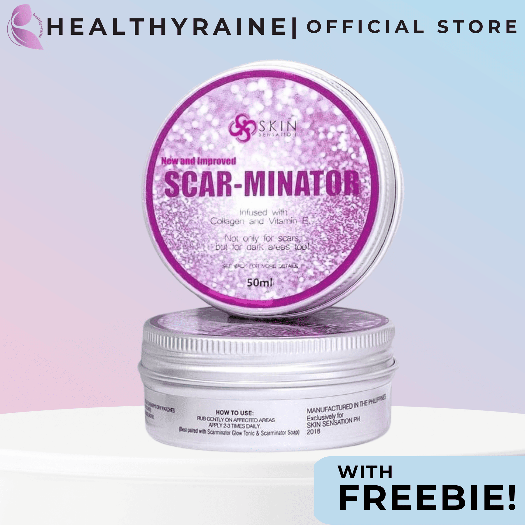 SKIN SENSATION Scar-minator for scars Skincare Moisturizer Skin Repair ...