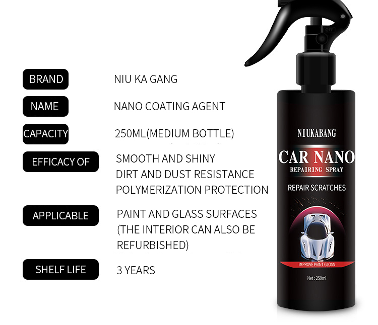 Original 500ML Car Nano Wax Spray Waterproof Super Shine Brighter Car ...