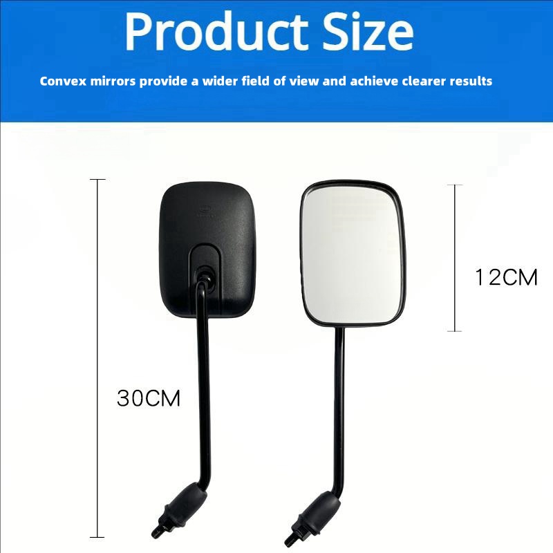 HEEFESL Motorcycle Rearview Mirror Adjustable Thin Carbon Fiber Side ...