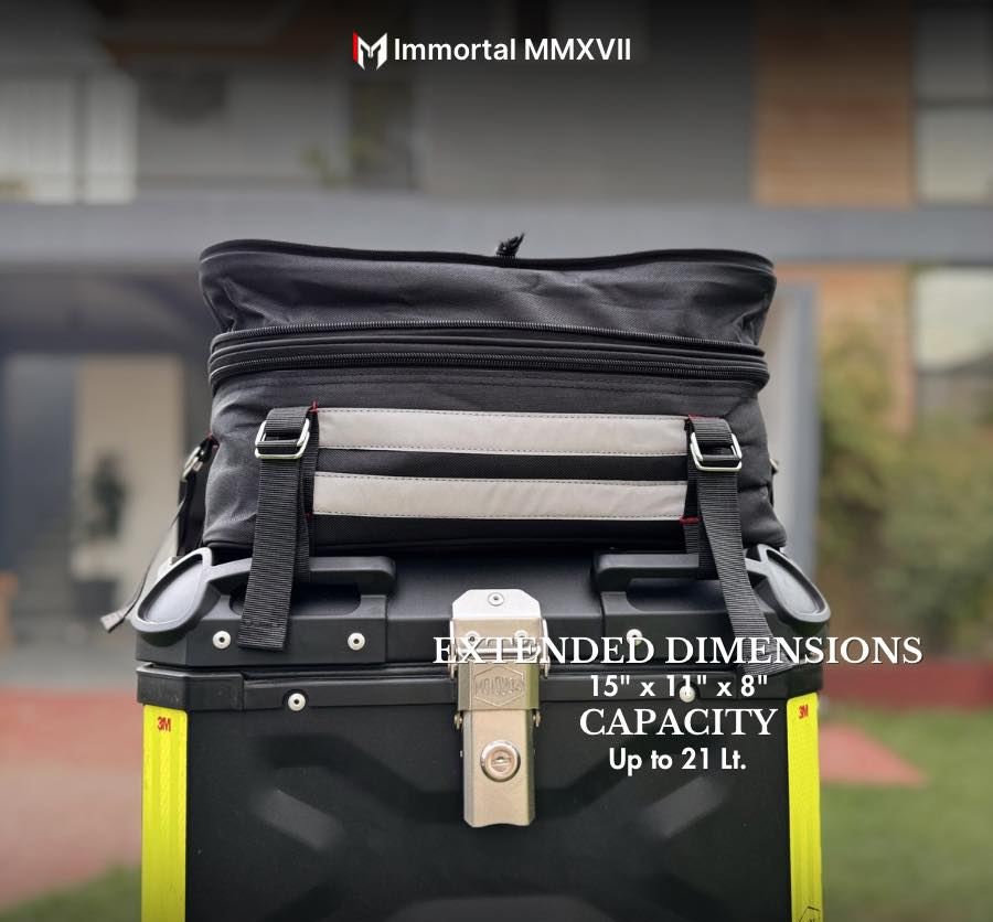 Top Box Bag 16liters by Immortal Motobag with Sticker (BAG ONLY ...