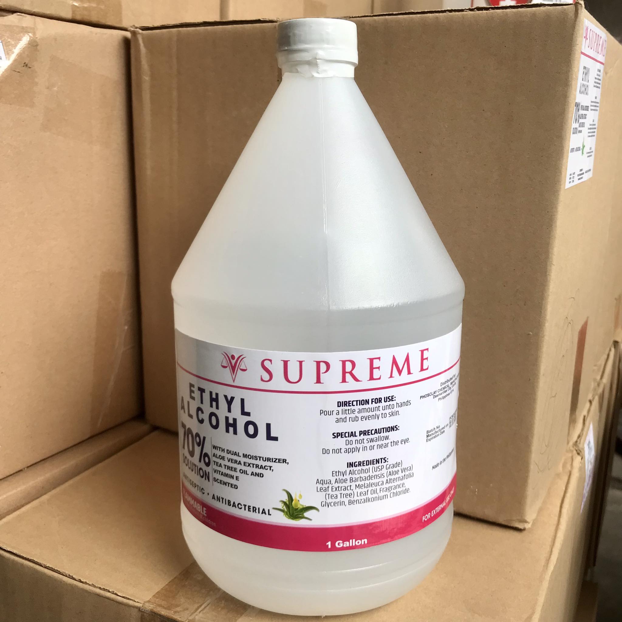 SUPREME ETHYL & ISOPROPYL ALCOHOL 500ML OR 3.2L (1 GALLON) DIRECT ...