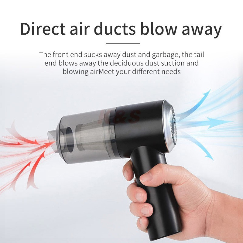 120W Small Vacuum Cleaner Portable Wireless Mini Handheld Wet&Dry ...