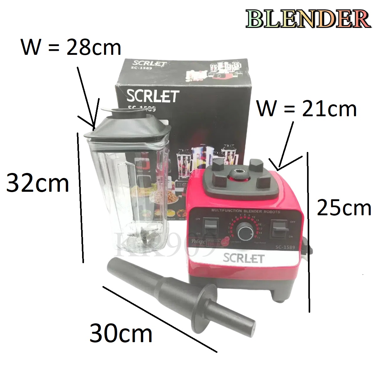 Blender Multi-Speed Settings With Mixer 4500w 32000rpm 2000ml | Shopee Philippines