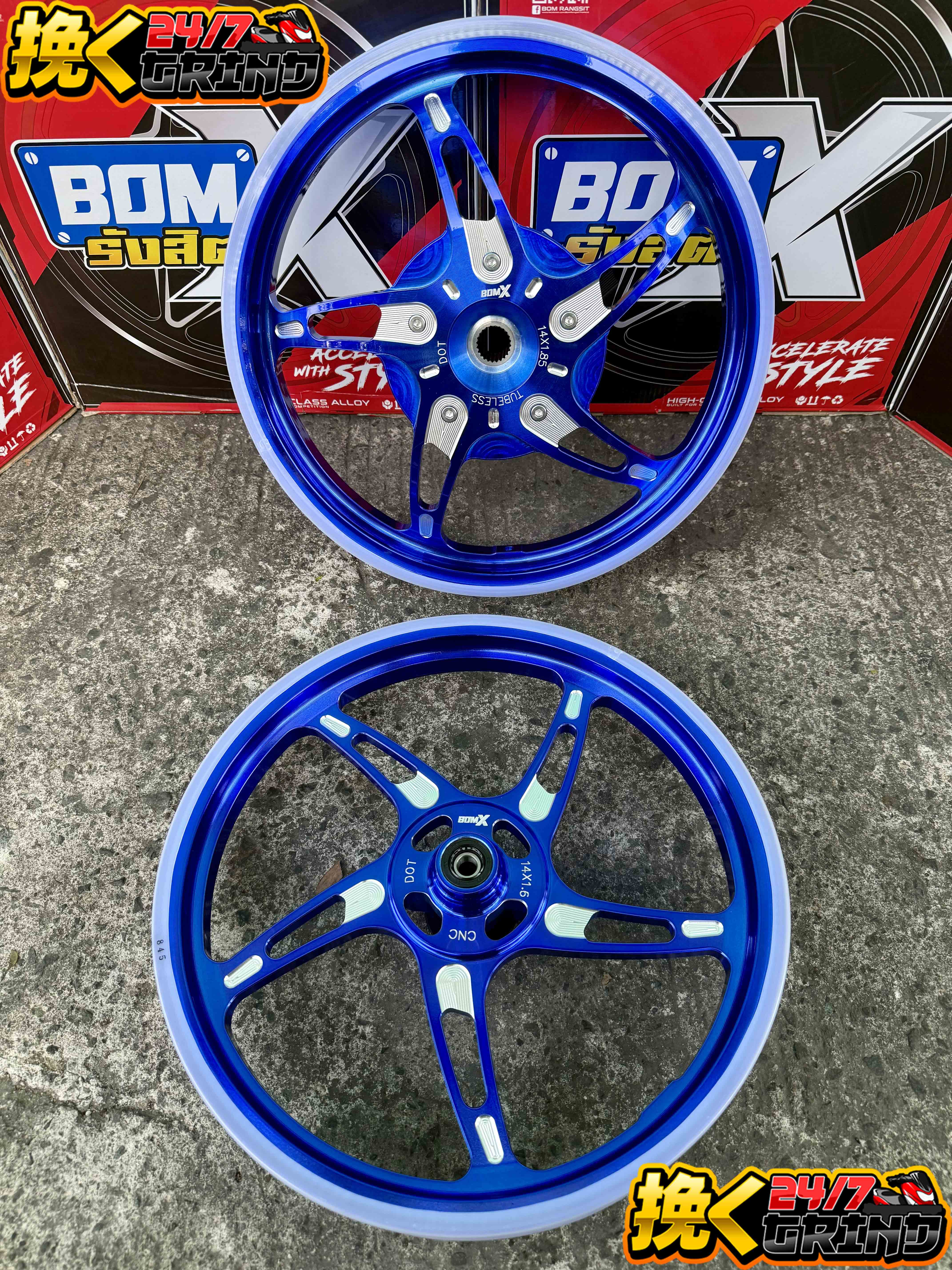 BOM RANGSIT MAGS LUNA For Honda Click 125 / 150 v1 v2 v3 (5 Spokes ...