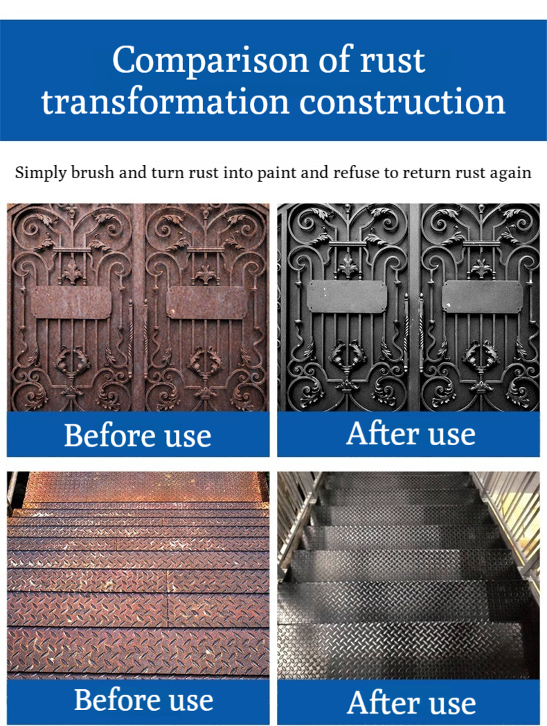 Rust paint for metal Converts rust metal steel prevent mold Waterproof ...