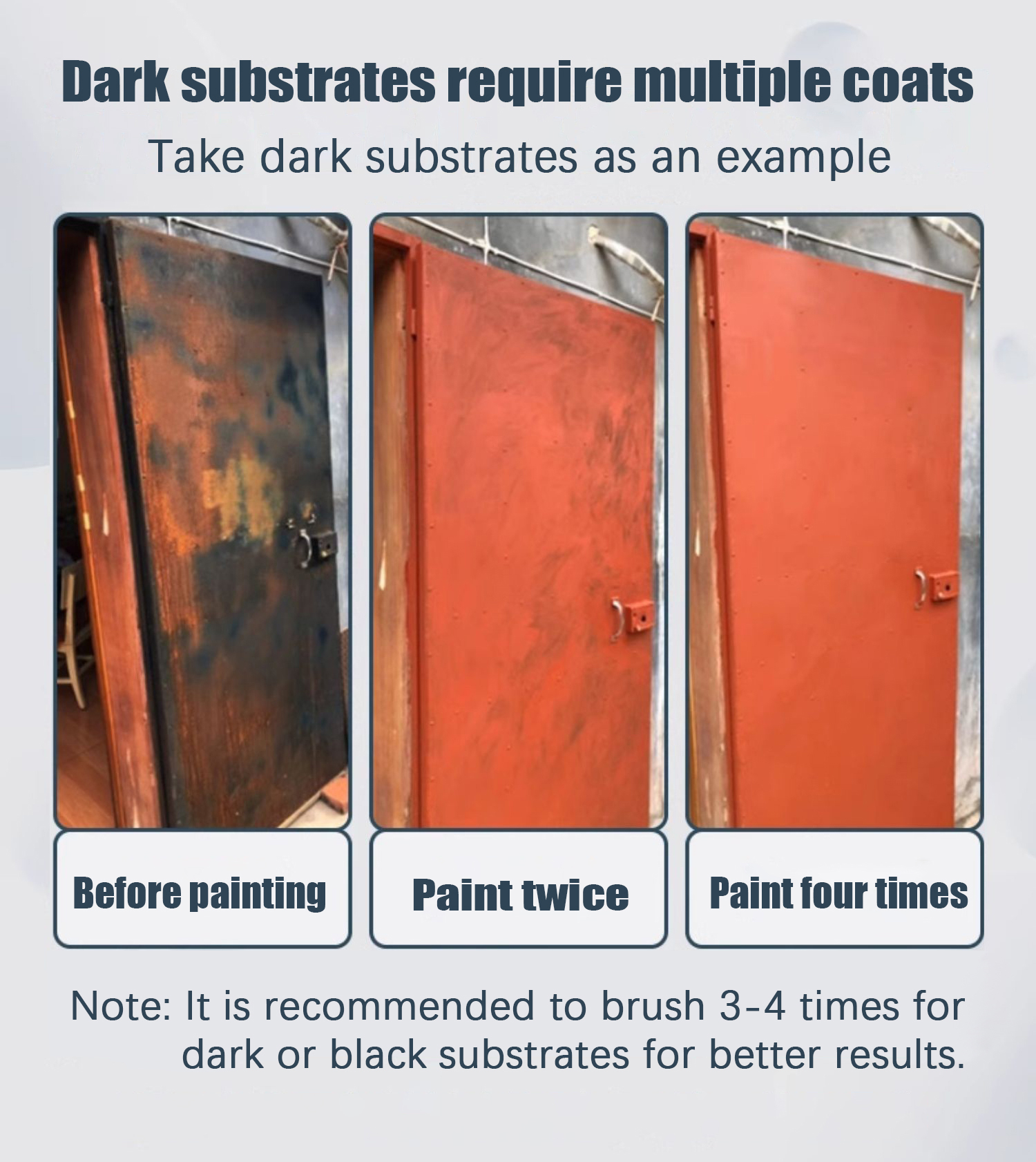 New upgraded 3-In-1 Anti Rust Paint For Metal, Primer Paint Coating For ...