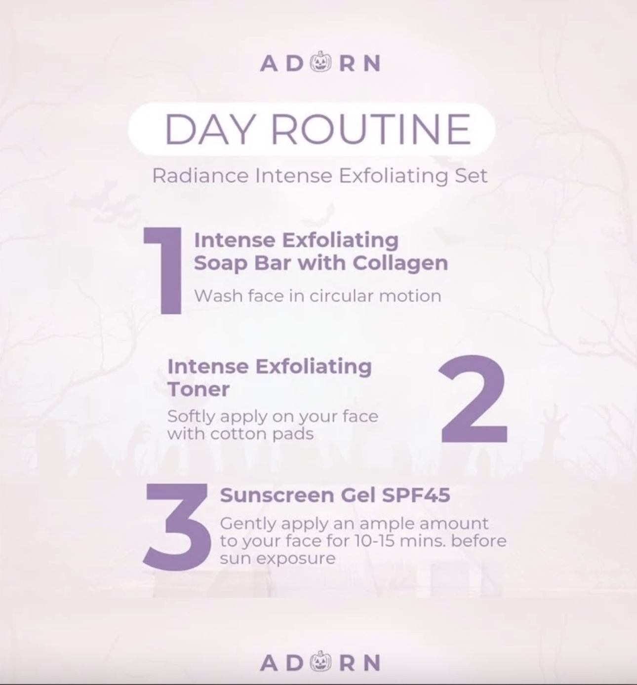 Adorn Lavender Glow Rejuvenating Set Radiance Potion Intense ...